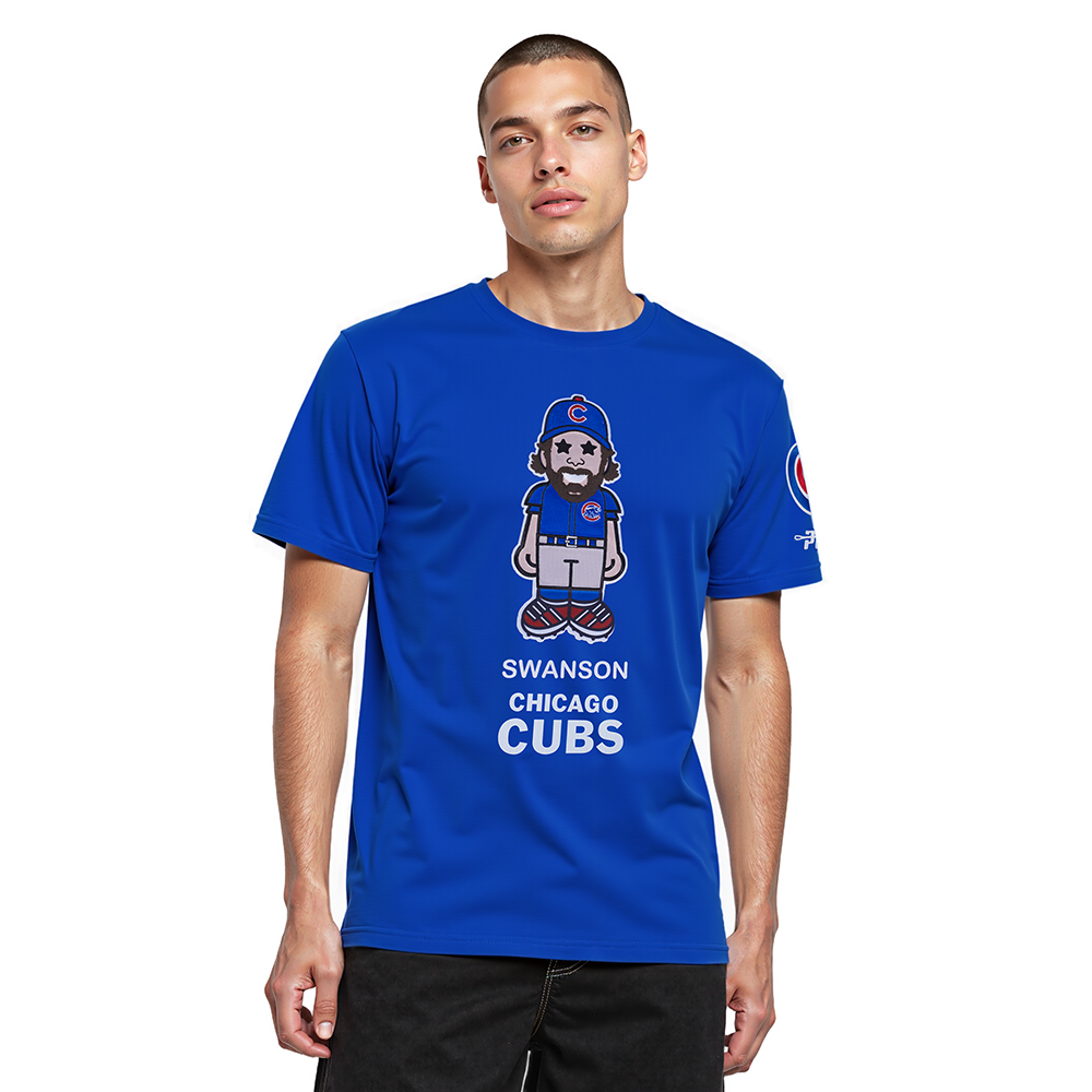 MLB CHICAGO CUBS DANSBY SWANSON #7 AVATAR SINGLE JERSEY MEN'S TOP (ROY ...