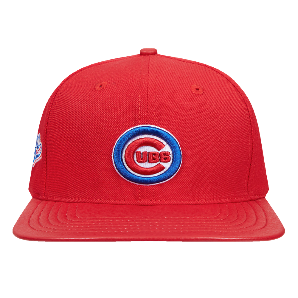 MLB CHICAGO CUBS SCRIPT TAIL WOOL STRAPBACK (RED) – Pro Standard