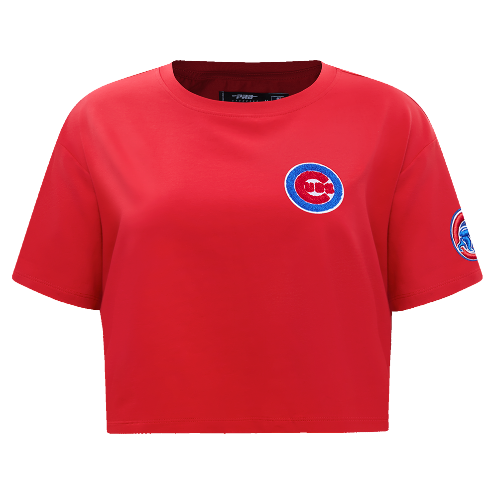 MLB CHICAGO CUBS CLASSIC WOMEN'S BOXY TOP (RED) – Pro Standard