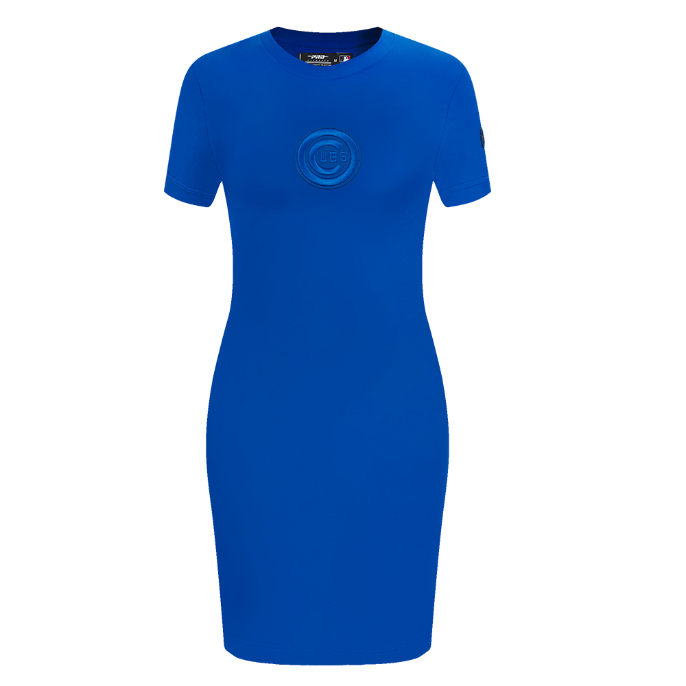 MLB CHICAGO CUBS TRIPLE TONAL BODYCON WOMEN'S DRESS (ROYAL BLUE) – Pro ...