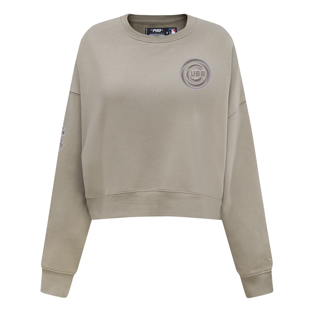 MLB CHICAGO CUBS NEUTRAL WOMEN'S CREWNECK (TAUPE) – Pro Standard