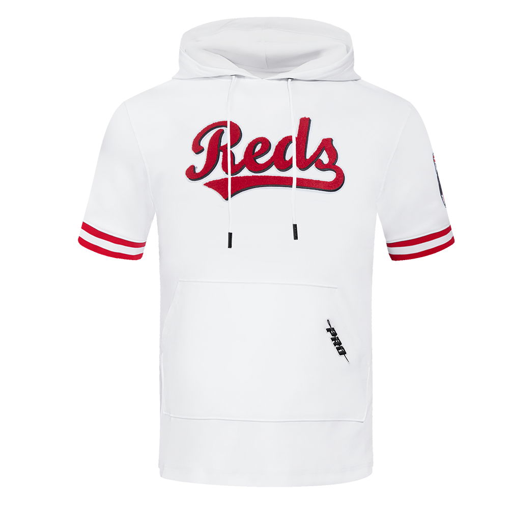 MLB CINCINNATI REDS CLASSIC CHENILLE MEN'S DOUBLE KNIT SHORT SLEEVE PU ...