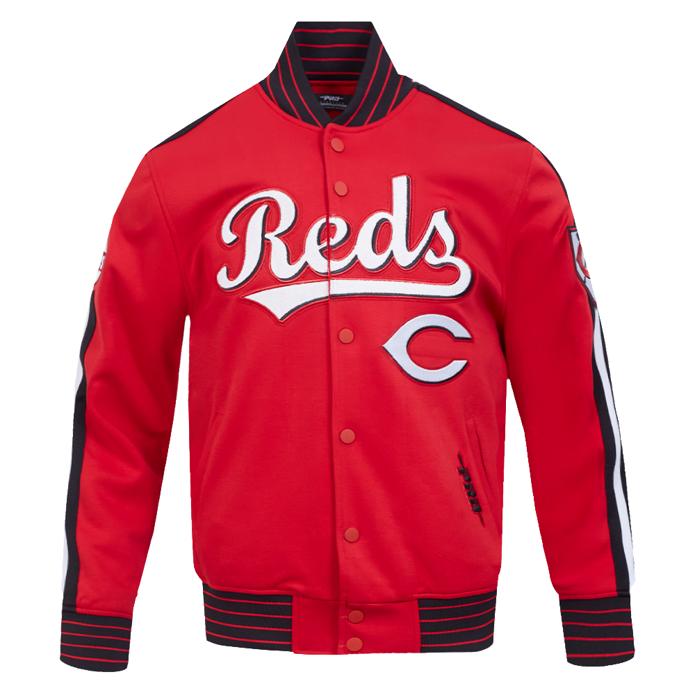 MLB CINCINNATI REDS CURRENT LOGO PRO GAME DAY MEN'S DOUBLE KNIT JACKET ...
