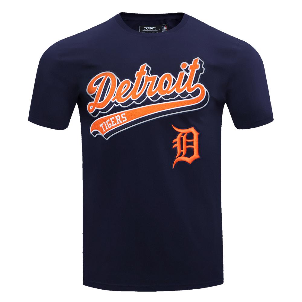 MLB DETROIT TIGERS SCRIPT TAIL MEN'S TOPS (MIDNIGHT NAVY) – Pro Standard