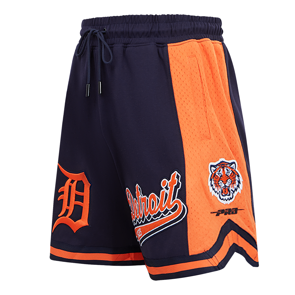 MLB DETROIT TIGERS SCRIPT TAIL MEN'S DOUBLE KNIT 2.0 SHORT (MIDNIGHT N ...