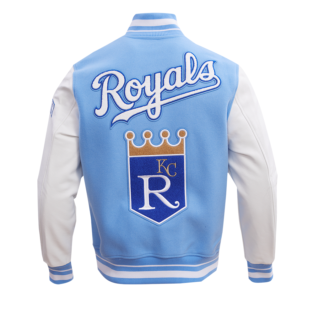MLB KANSAS CITY ROYALS RETRO CLASSIC MEN'S RIB WOOL VARSITY JACKET (UN ...