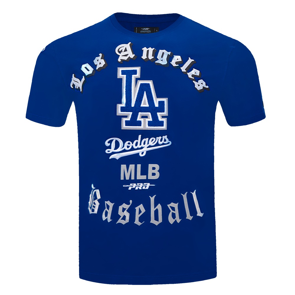 MLB LOS ANGELES DODGERS OLD ENGLISH MEN'S TOP (DODGER BLUE) – Pro Standard