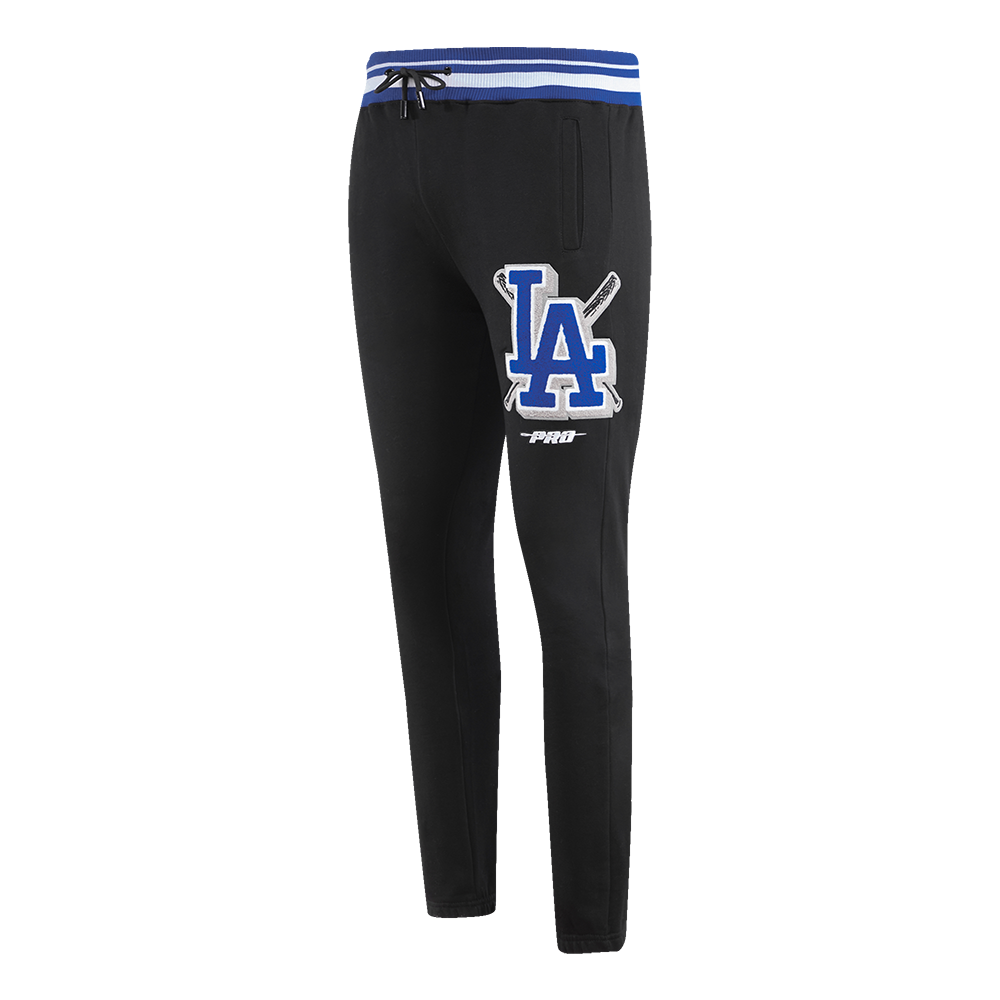 MLB LOS ANGELES DODGERS MASHUP MEN'S RIB SWEATPANT (BLACK/DODGER BLUE ...
