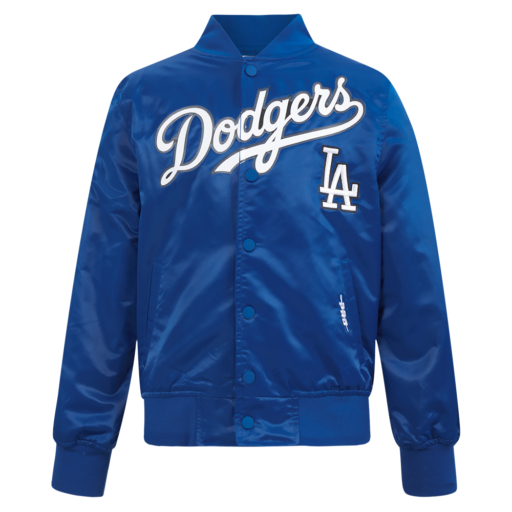MLB LOS ANGELES DODGERS CLASSIC BIG BOYS SATIN JACKET (DODGER BLUE ...