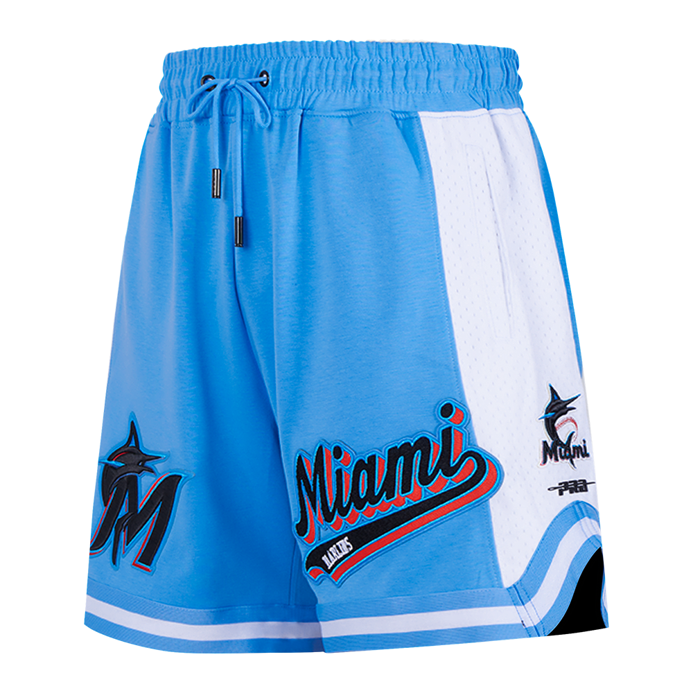 MLB MIAMI MARLINS SCRIPT TAIL MEN'S DOUBLE KNIT 2.0 SHORT (UNIVERSITY ...