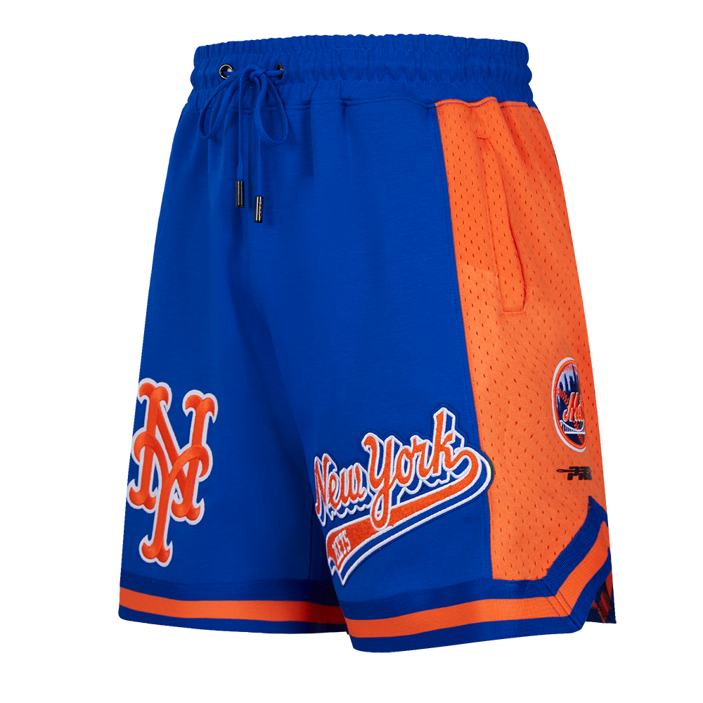 MLB NEW YORK METS SCRIPT TAIL MEN'S DOUBLE KNIT 2.0 SHORT (ROYAL BLUE ...