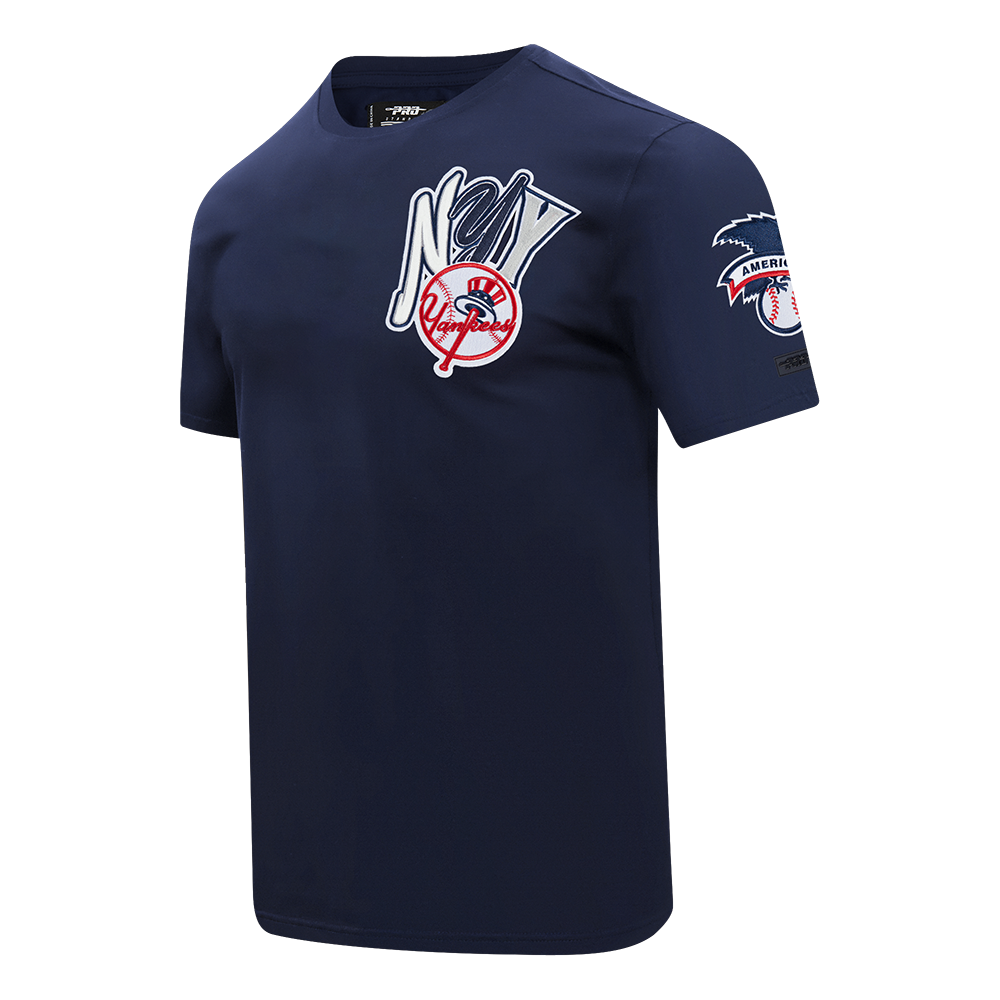 MLB NEW YORK YANKEES CITY RANSOM MEN'S SINGLE JERSEY TEE (MIDNIGHT NAV ...
