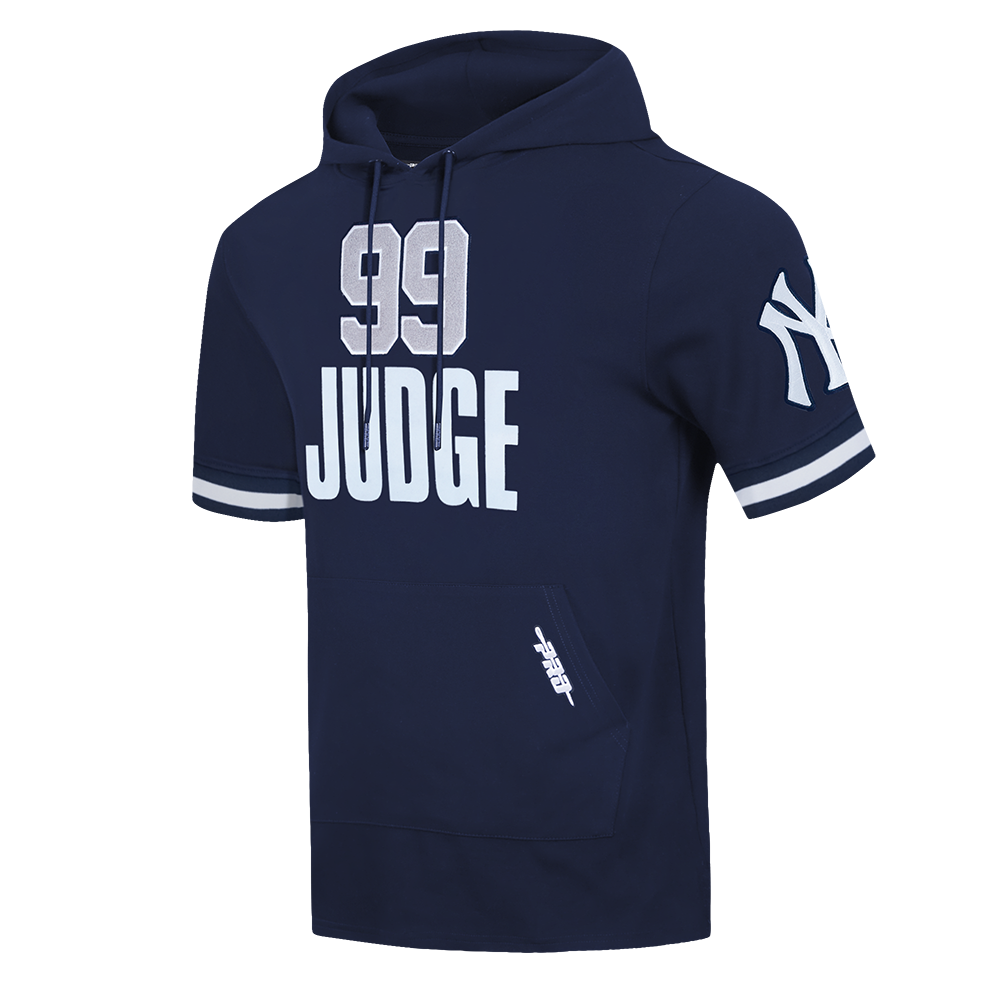 MLB NEW YORK YANKEES AARON JUDGE #99 CLASSIC MEN'S SHORT SLEEVE PULLOV ...
