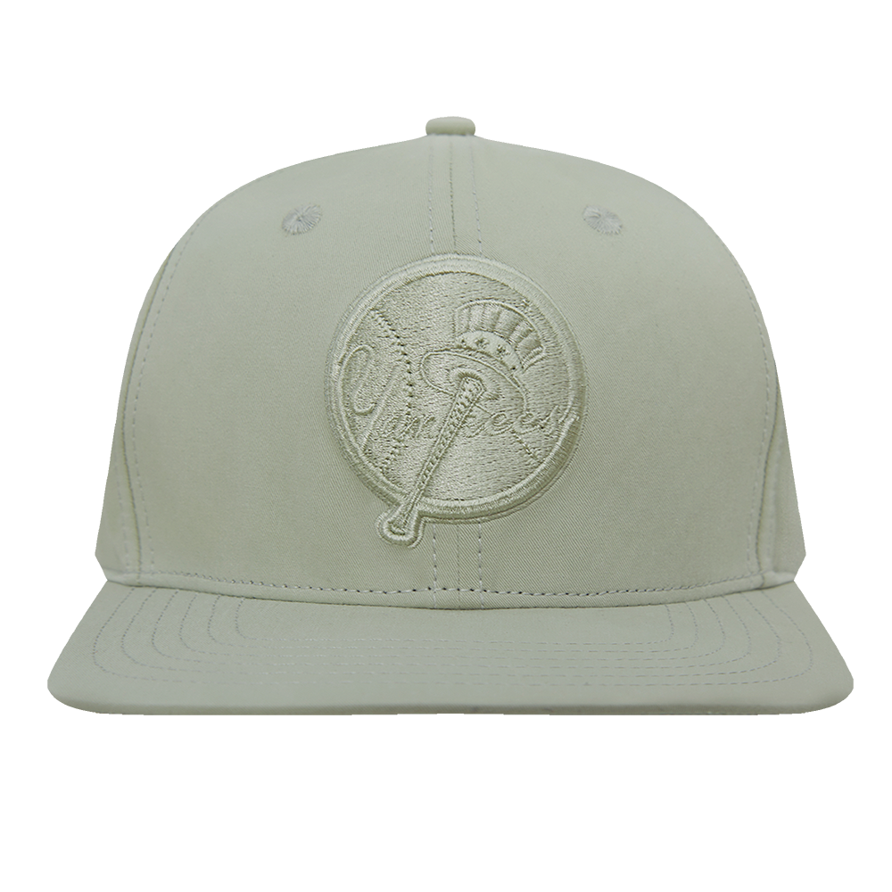 MLB NEW YORK YANKEES NEUTRAL WOOL UNISEX SNAPBACK HAT (MOSS) – Pro Standard