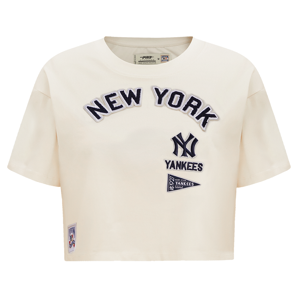 MLB NEW YORK YANKEES RETRO CLASSIC WOMEN'S BOXY TOP (EGGSHELL) – Pro ...