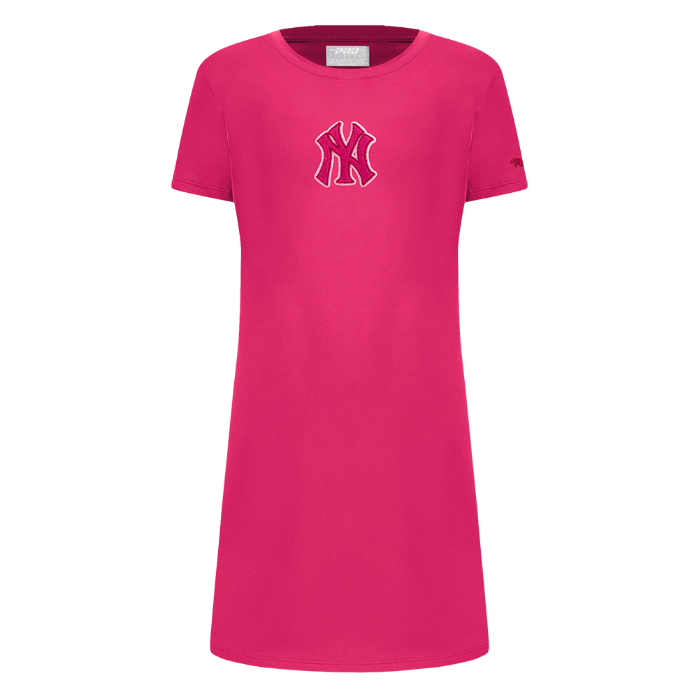 MLB NEW YORK YANKEES TRIPLE PINK BIG GIRLS TOP DRESS (BEETROOT PURPLE ...