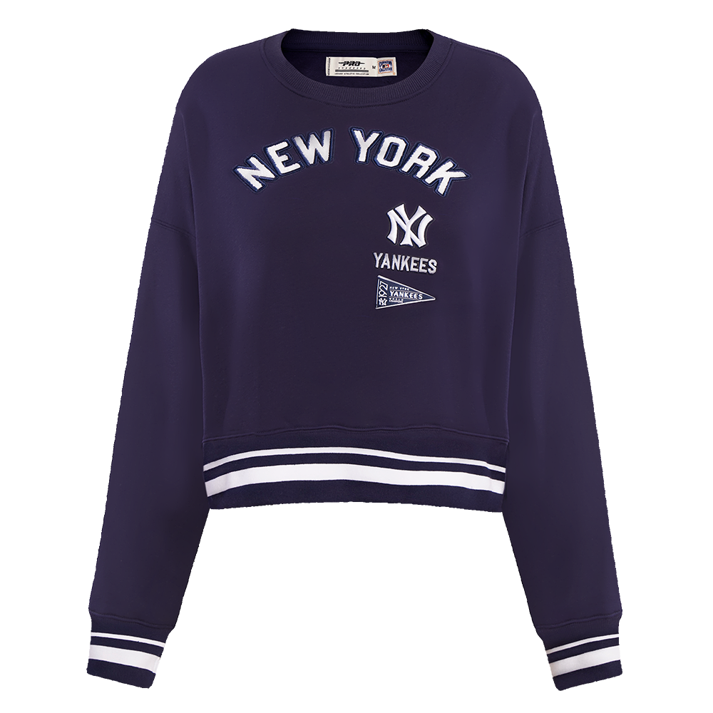 MLB NEW YORK YANKEES RETRO CLASSIC WOMEN'S CREWNECK (MIDNIGHT NAVY ...