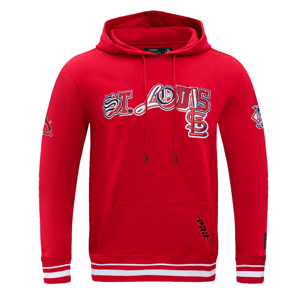 MLB ST. LOUIS CARDINALS CITY RANSOM MEN'S RIB FLEECE PULLOVER HOODIE ...