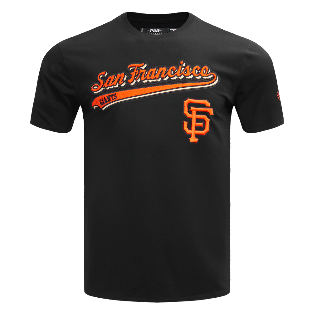 MLB SAN FRANCISCO GIANTS SCRIPT TAIL MEN'S TOPS (BLACK) – Pro Standard