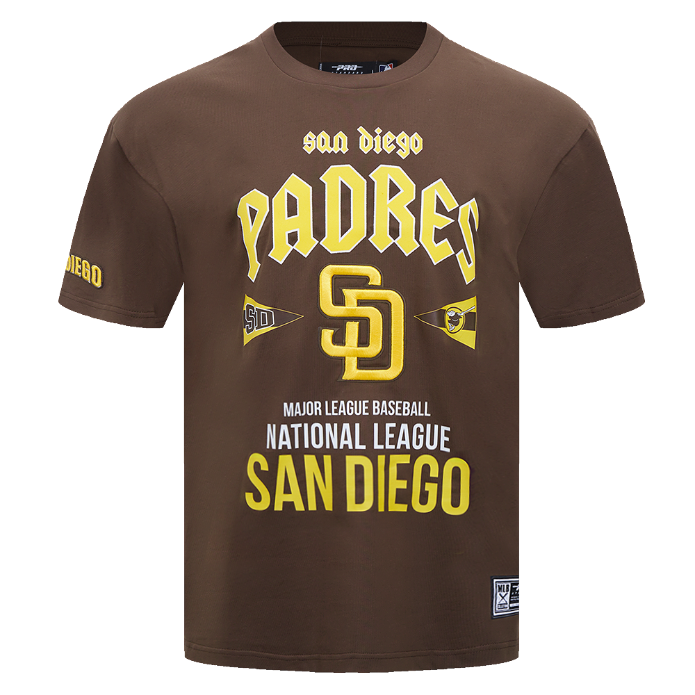 MLB SAN DIEGO PADRES CITY TOUR CJ DROP SHOULDER TEE (BROWN) – Pro Standard
