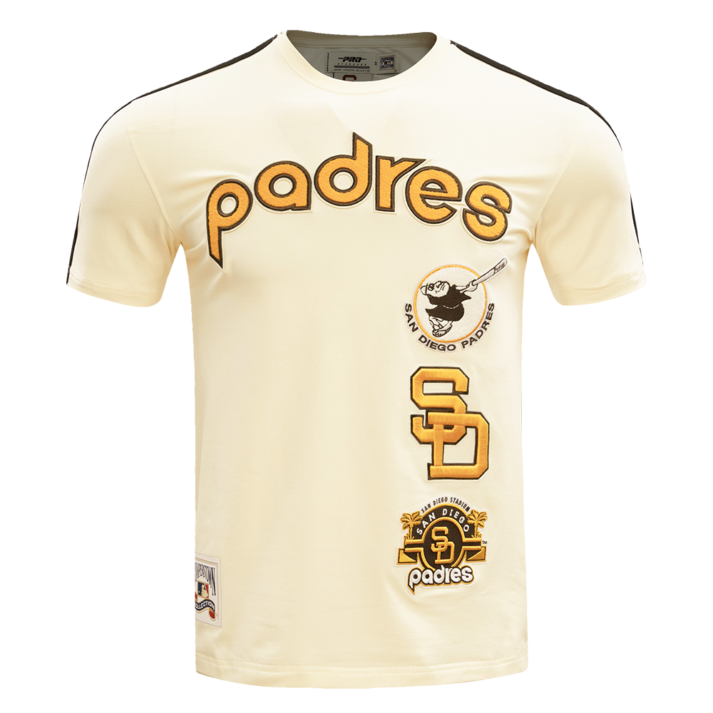 MLB SAN DIEGO PADRES RETRO CLASSIC MEN'S STRIPED TOP (EGGSHELL/BLACK ...