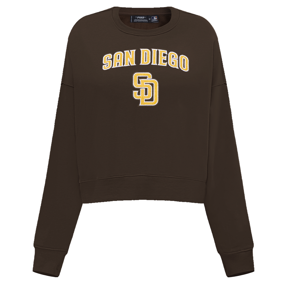 MLB SAN DIEGO PADRES CLASSIC WOMEN'S CREWNECK (BROWN) – Pro Standard