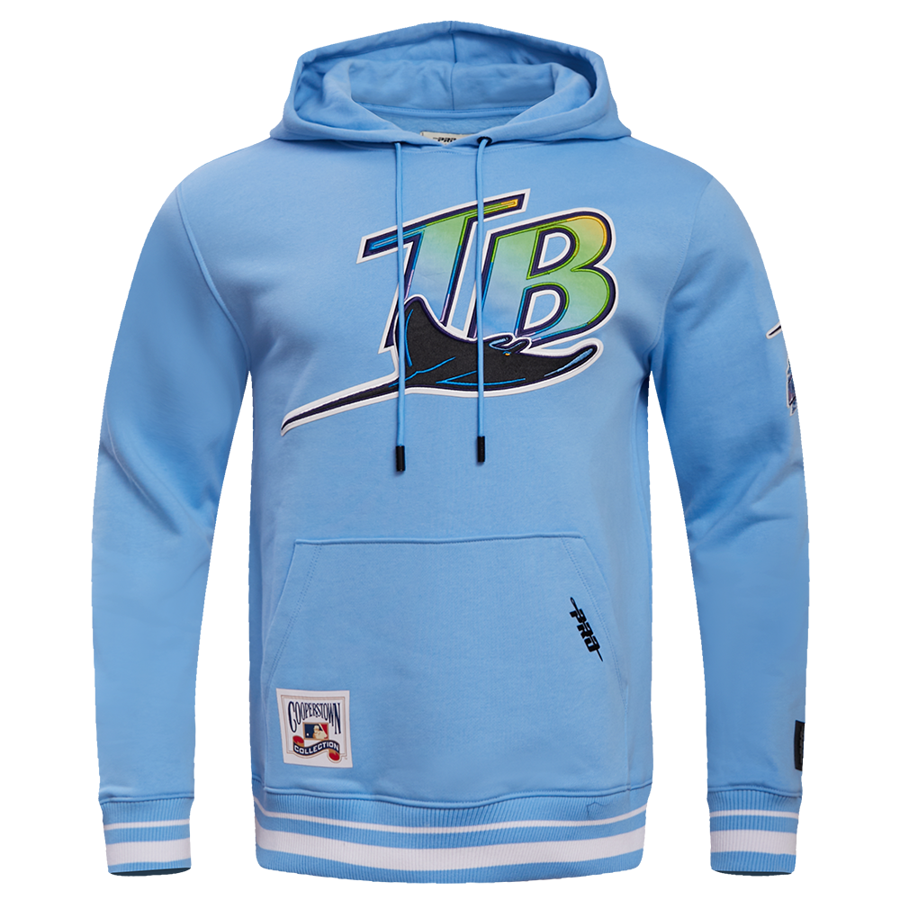 MLB TAMPA DEVIL RAYS RETRO CLASSIC MEN'S PULLOVER HOODIE (UNIVERSITY B ...