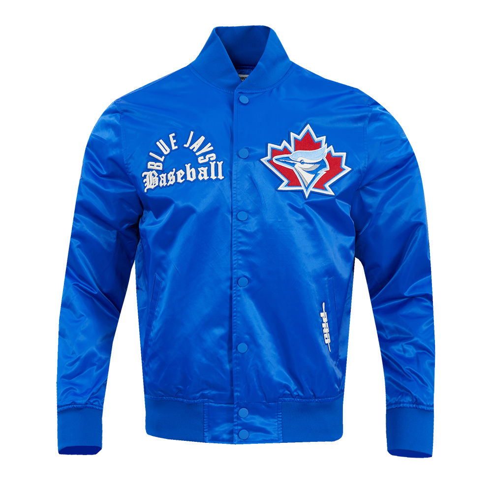 MLB TORONTO BLUE JAYS MODERN ORIGINALS MEN'S SATIN JACKET (ROYAL BLUE ...