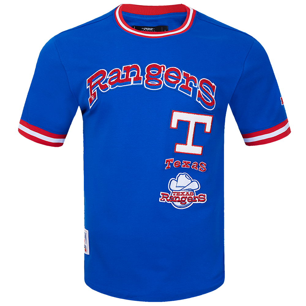 MLB TEXAS RANGERS RETRO CLASSIC MEN'S TOP (ROYAL BLUE/RED) – Pro Standard