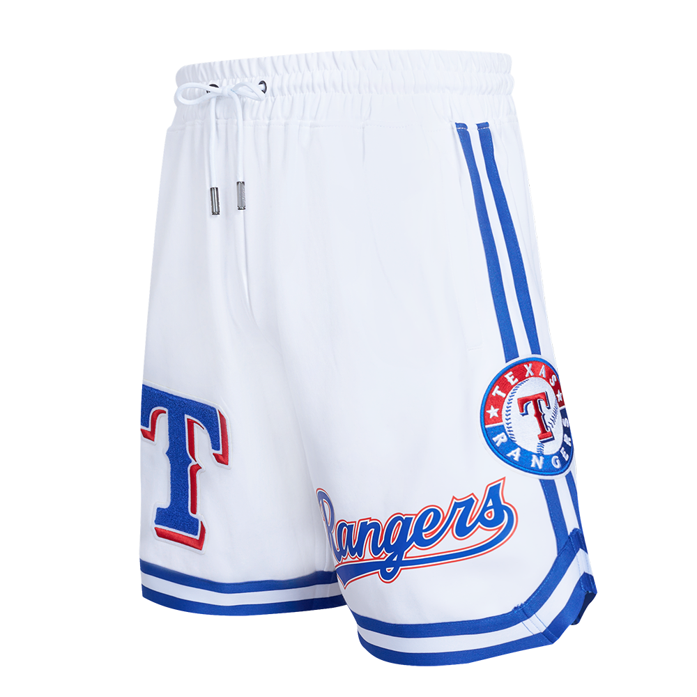 MLB TEXAS RANGERS CLASSIC CHENILLE MEN'S SHORT (WHITE) – Pro Standard