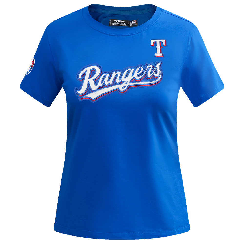 MLB TEXAS RANGERS CLASSIC SHORT SLEEVE WOMEN'S SINGLE JERSEY SLIM FIT ...