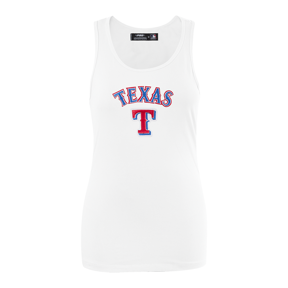 MLB TEXAS RANGERS CLASSIC WOMEN'S RELAXED FIT RACERBACK (WHITE) – Pro ...