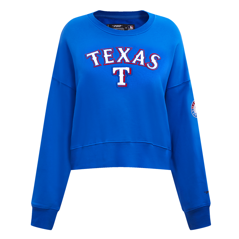 MLB TEXAS RANGERS CLASSIC WOMEN'S CREWNECK (ROYAL BLUE) – Pro Standard