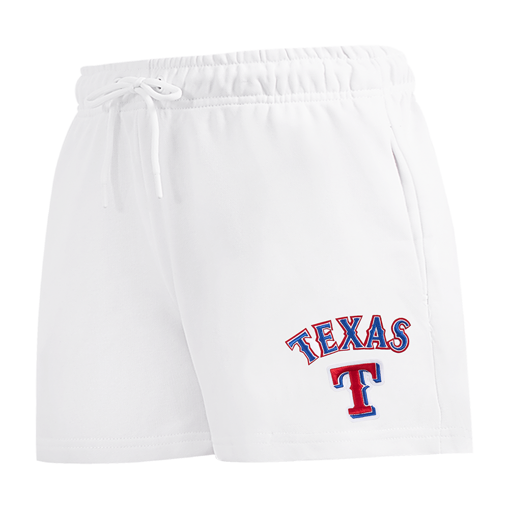 MLB TEXAS RANGERS CLASSIC WOMEN'S FLEECE SHORT (WHITE) – Pro Standard