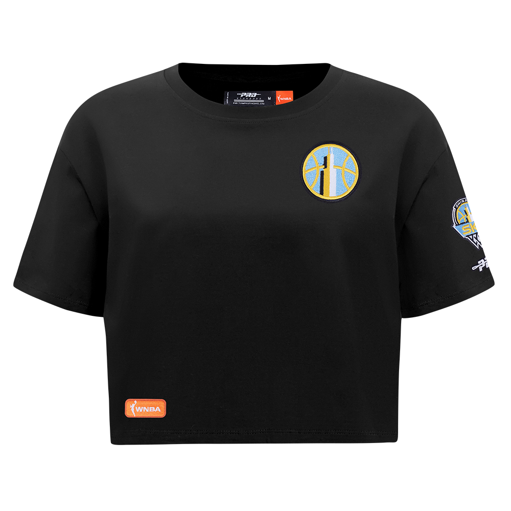 WNBA CHICAGO SKY CLASSIC ESSENTIALS WOMEN'S SINGLE JERSEY BOXY TEE (BL ...