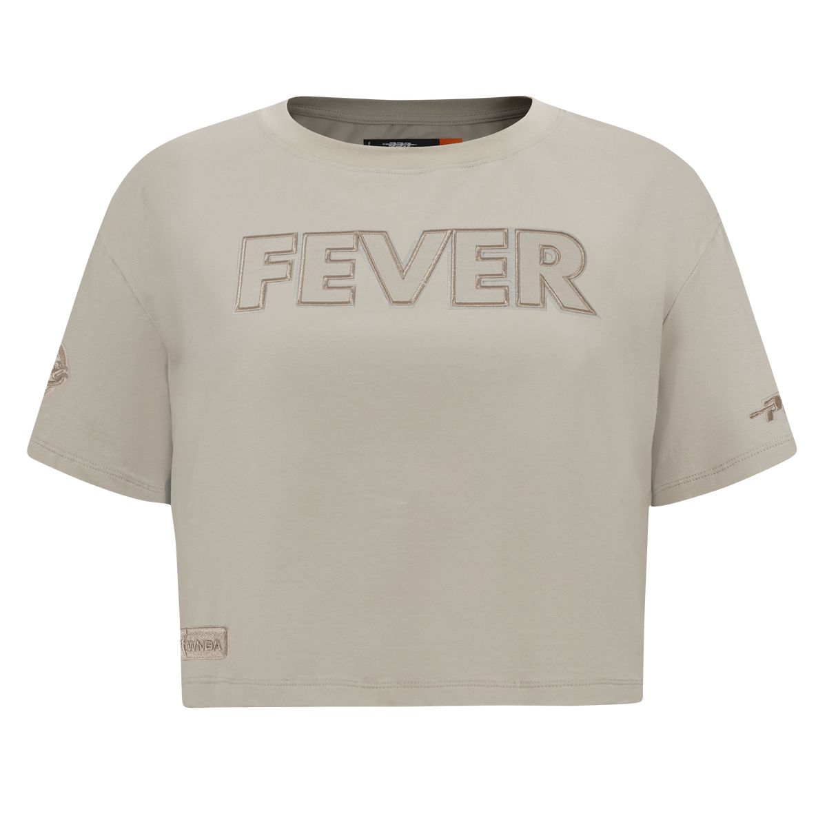 WNBA INDIANA FEVER NEUTRAL WOMEN'S SINGLE JERSEY BOXY TEE (TAUPE) – Pro ...