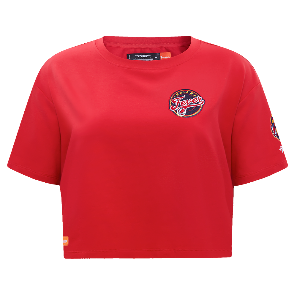 WNBA INDIANA FEVER CLASSIC ESSENTIALS WOMEN'S SINGLE JERSEY BOXY TEE ...