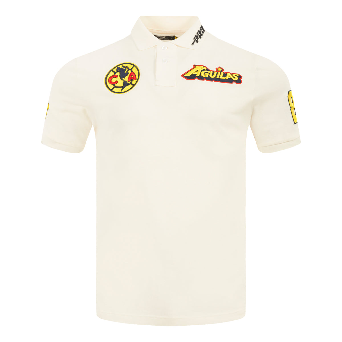 LIGA MX CLUB AMERICA STADIUM MEN'S SS PIQUE POLO (EGGSHELL) – Pro Standard