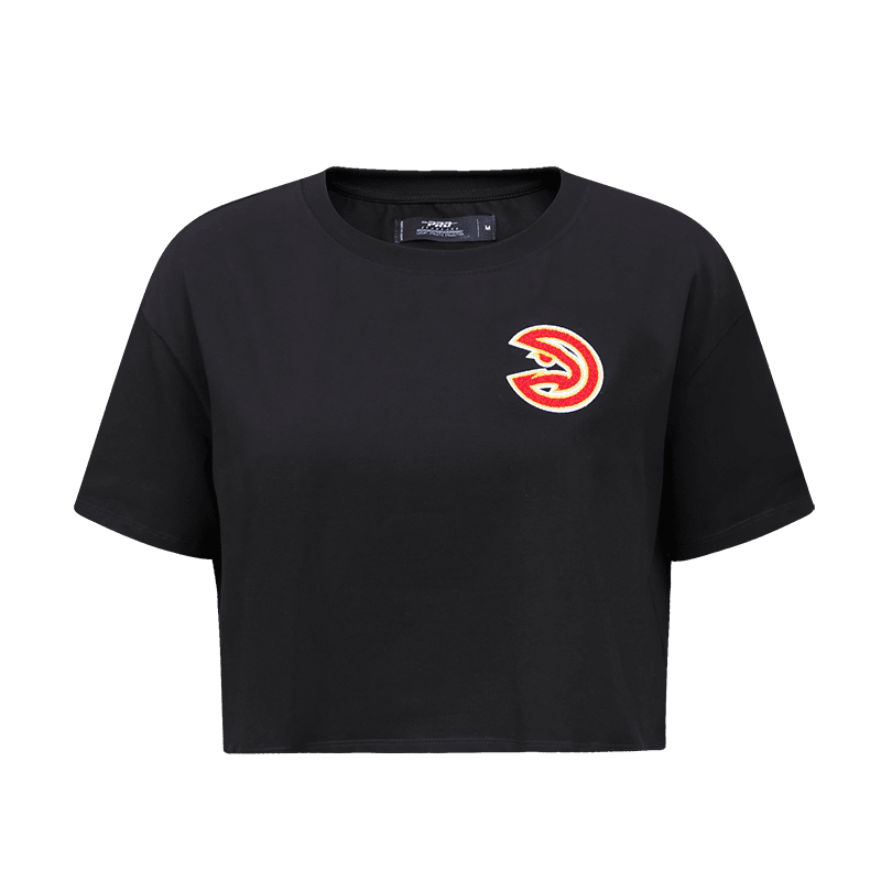 NBA ATLANTA HAWKS CLASSIC WOMEN'S BOXY TEE (BLACK) – Pro Standard