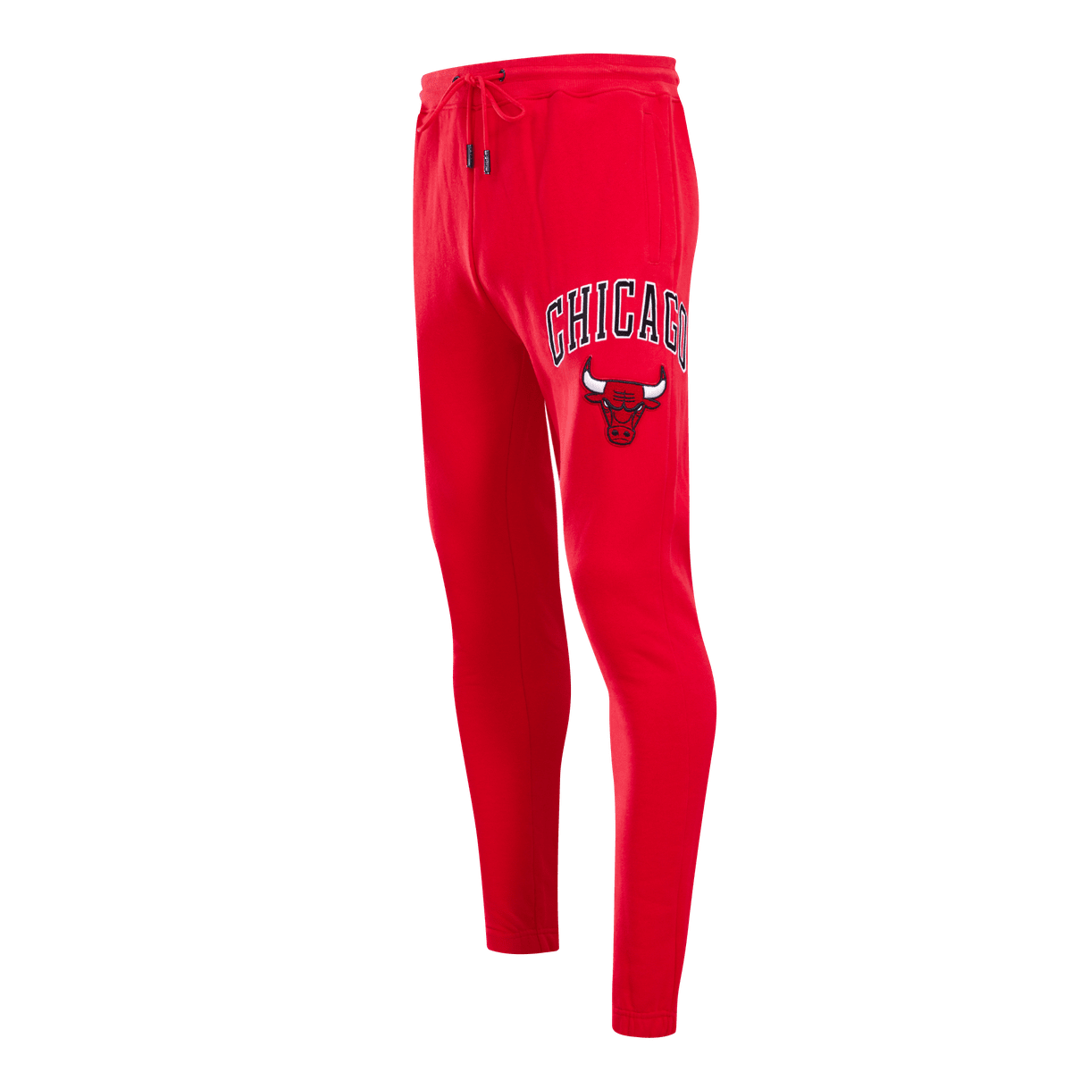 NBA CHICAGO BULLS STACKED LOGO MEN'S SWEATPANT (RED) – Pro Standard