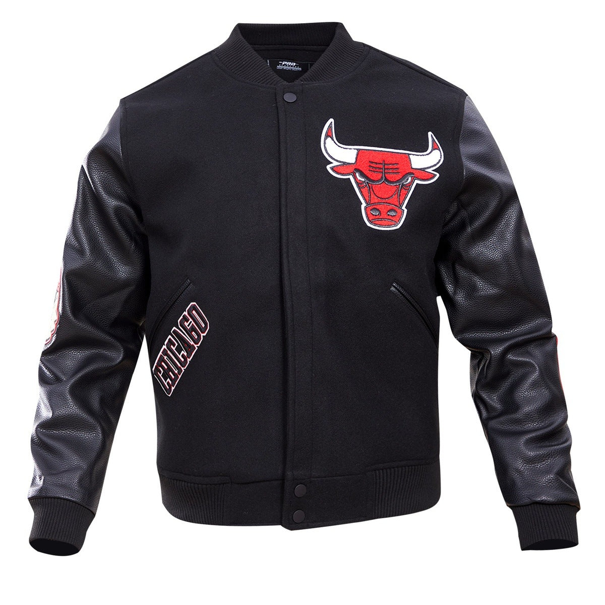 NBA CHICAGO BULLS CLASSIC WOOL MEN'S VARSITY JACKET (BLACK) – Pro Standard