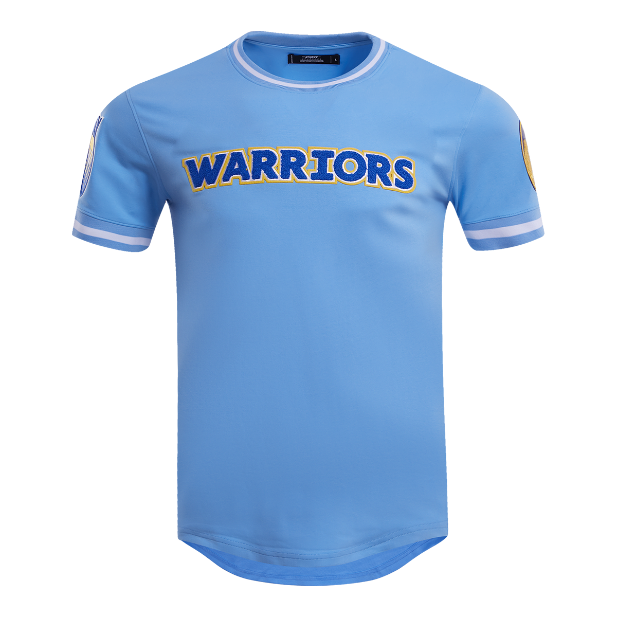 NBA GOLDEN STATE WARRIORS CLASSIC CHENILLE MEN'S TEE (UNIVERSITY BLUE ...