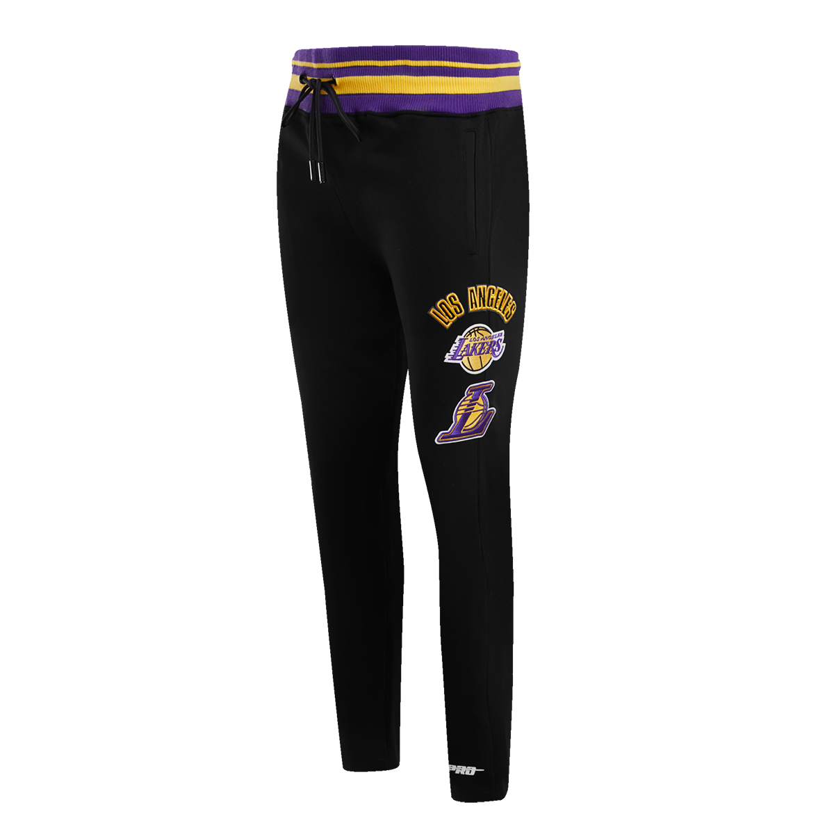 NBA LOS ANGELES LAKERS RETRO CLASSIC MEN'S SWEATPANT (BLACK/PURPLE/YEL ...