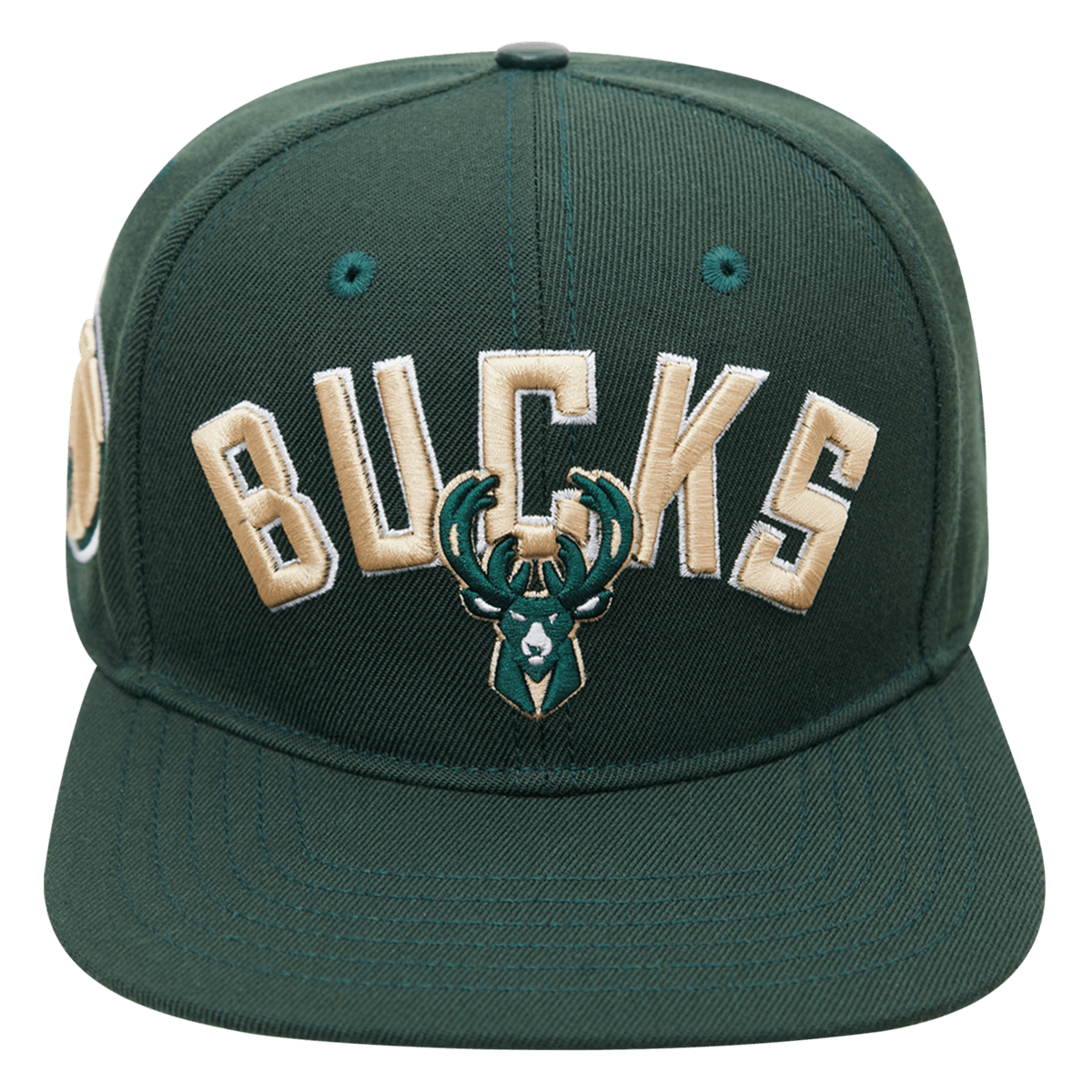 NBA MILWAUKEE BUCKS WORDMARK AND LOGO UNISEX SNAPBACK HAT (DARK GREEN ...