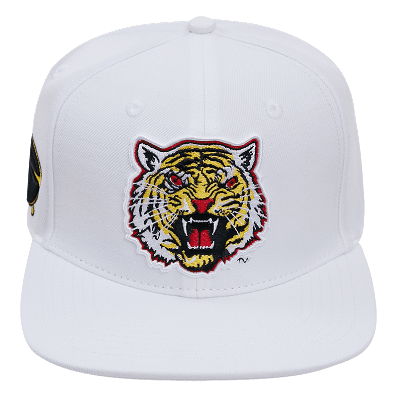 GRAMBLING STATE UNIVERSITY CLASSIC UNISEX WOOL SNAPBACK HAT (WHITE ...
