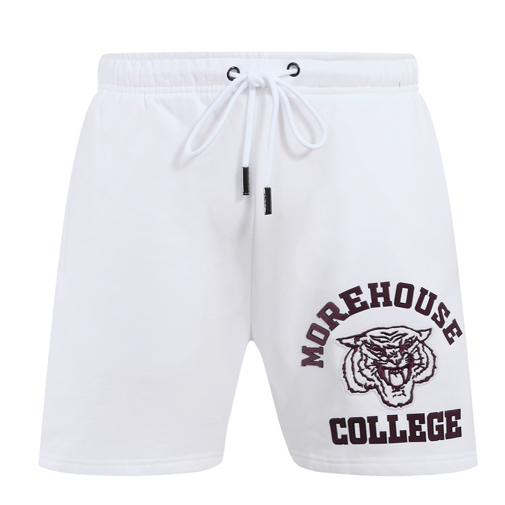 MOREHOUSE COLLEGE CLASSIC MEN'S STACKED LOGO SHORT (WHITE) – Pro Standard