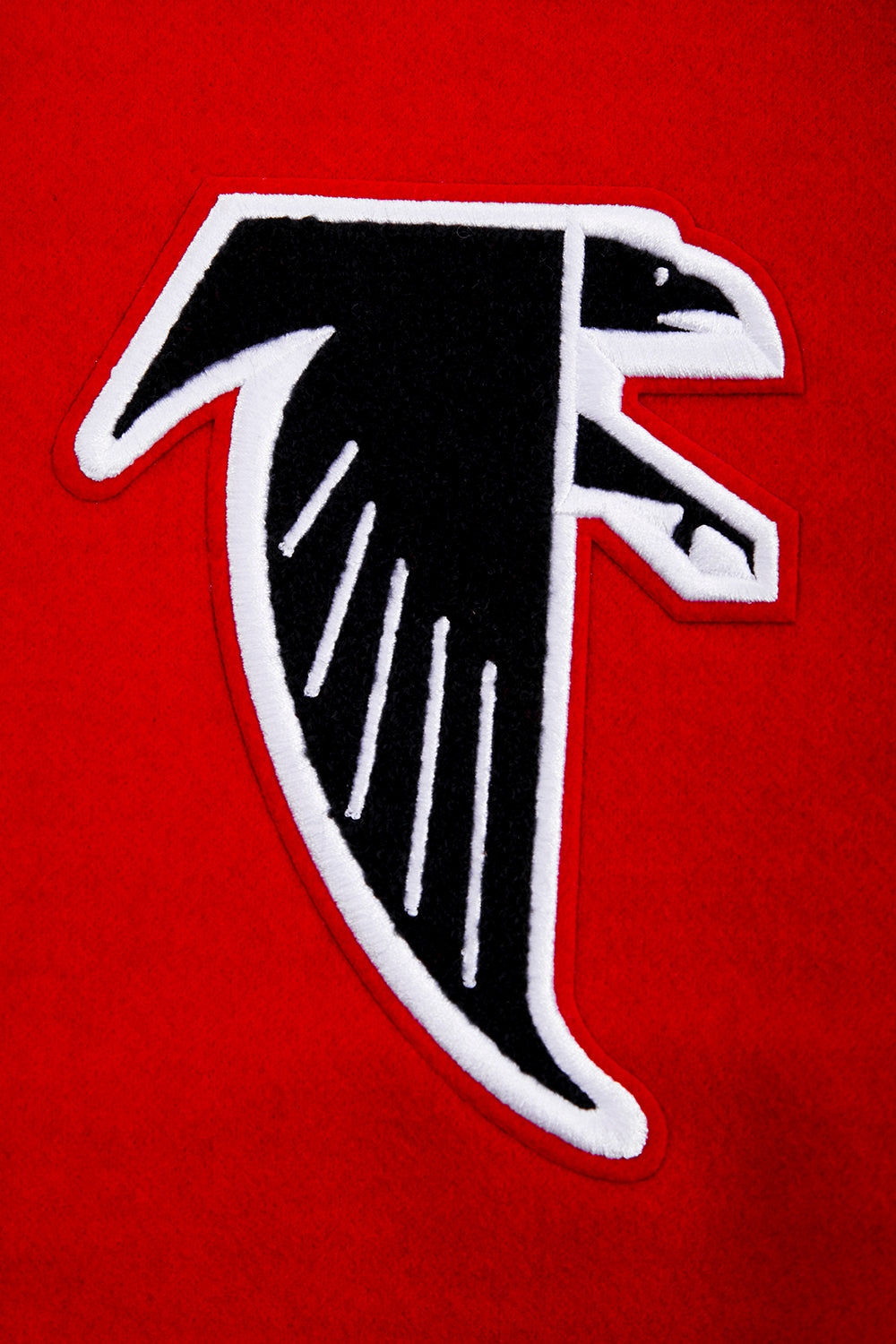 NFL ATLANTA FALCONS RETRO CLASSIC MEN'S RIB WOOL VARSITY JACKET (RED/B ...