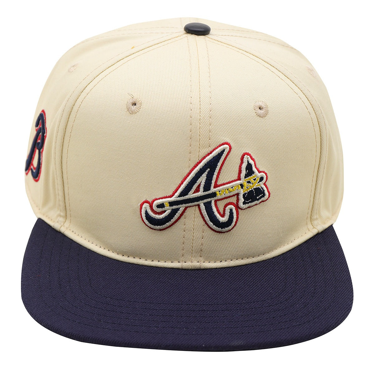 MLB ATLANTA BRAVES TOMAHAWK LOGO EGGSHELL UNISEX SNAPBACK (EGGSHELL ...