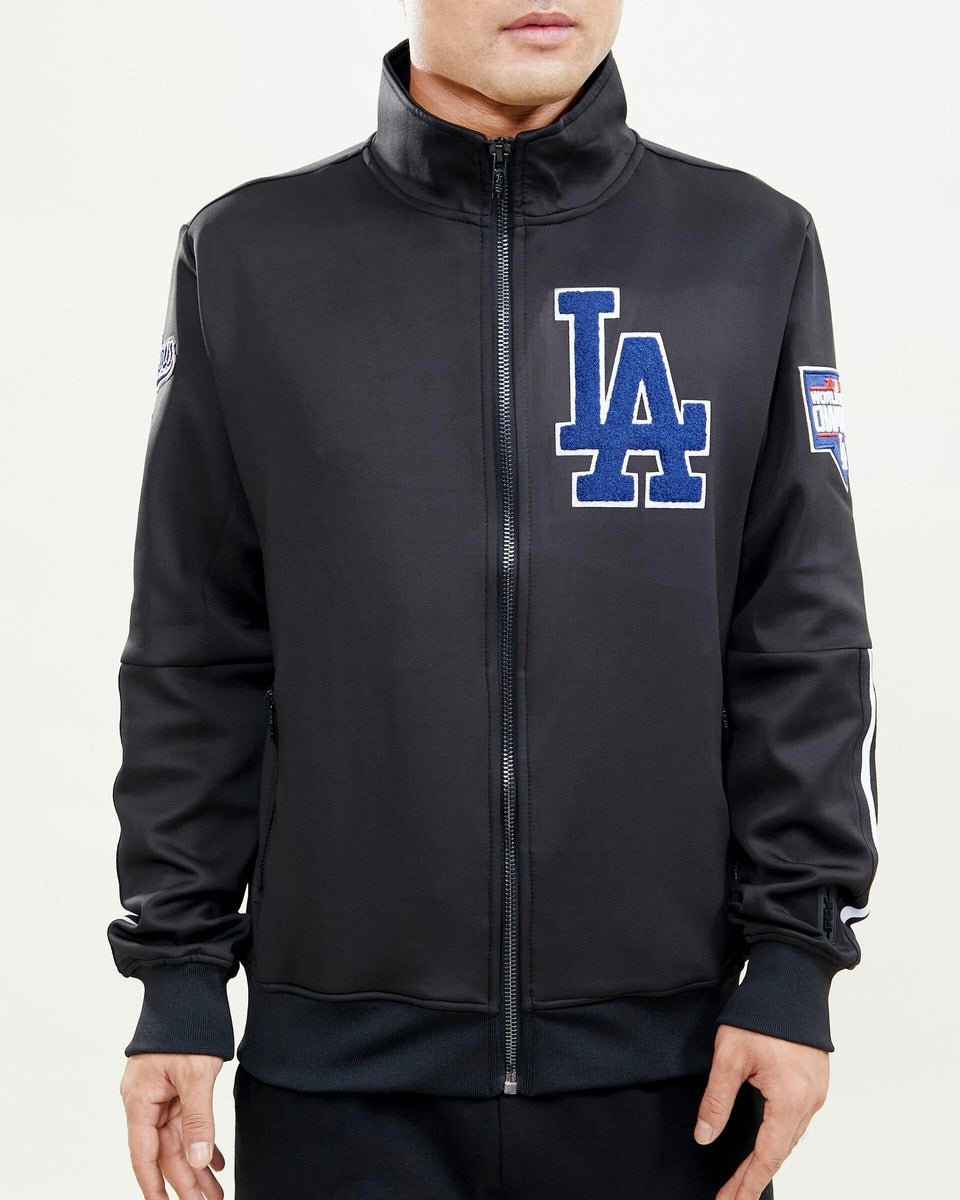 MLB LOS ANGELES DODGERS CLASSIC MEN'S TRACK JACKET (BLACK) – Pro Standard