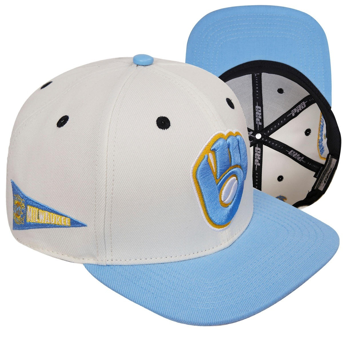 MLB MILWAUKEE BREWERS RETRO CLASSIC UNISEX PRIMARY LOGO WOOL SNAPBACK ...